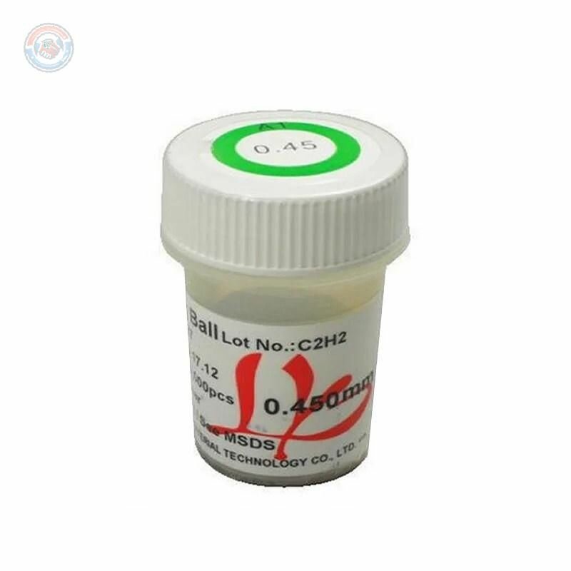 Оловянные шарики для реболлинга BGA, набор 10 флаконов 0,2-0,76 мм, 250 тыс. частиц, пайка микросхем, восстановление контактов, ремонт платы