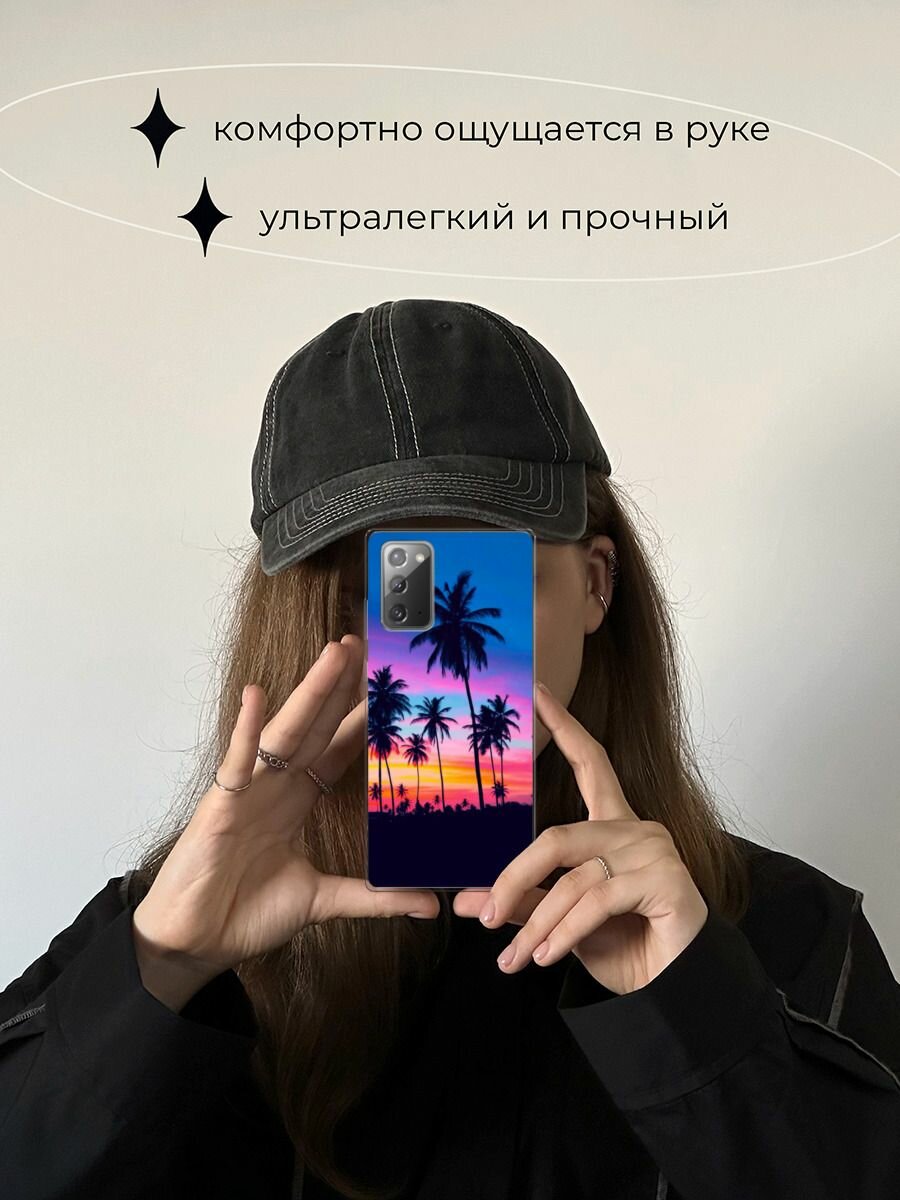 Чехол на Samsung Galaxy Note 20 / Самсунг Галакси Ноут 20 с принтом "Закат 5" — фото 1