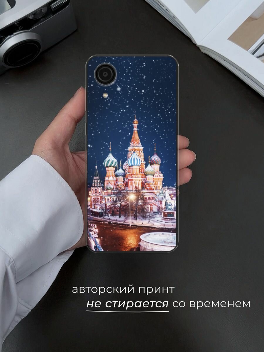 Чехол на Samsung Galaxy A03 Core / Самсунг Галакси А03 Core с принтом "Москва 1" — фото 1