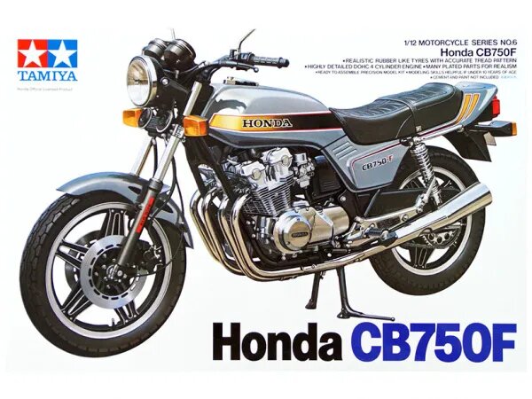 14006 Tamiya Мотоцикл Honda CB750F Масштаб 1/12