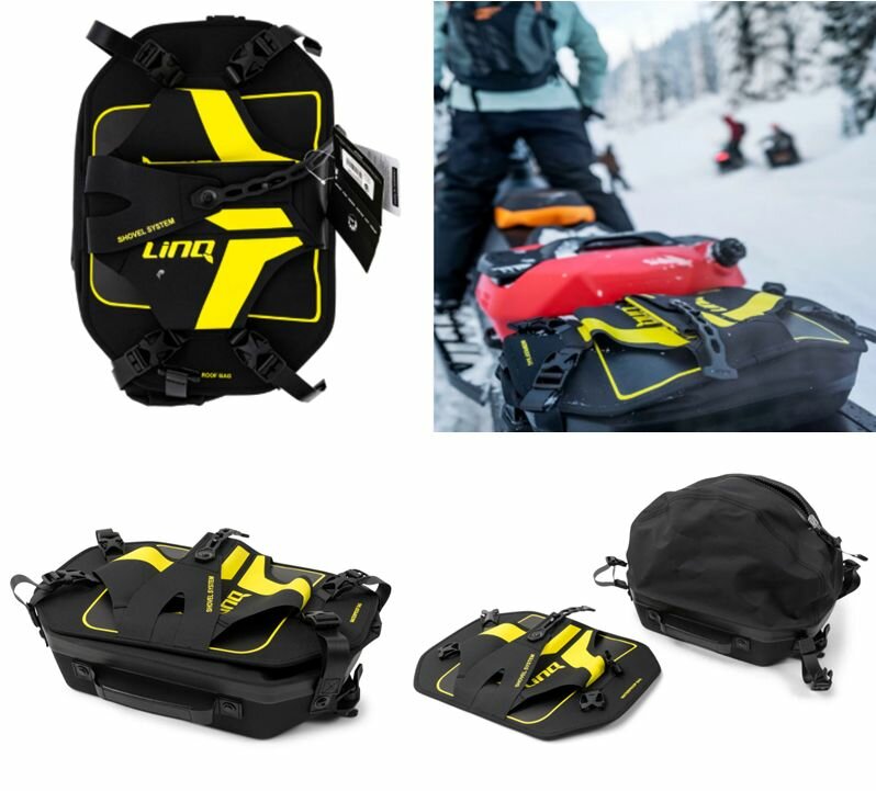 Сумка багажная с креплениями LinQ Deep Snow Pro от 9-30 литров для SKI-DOO 860202675