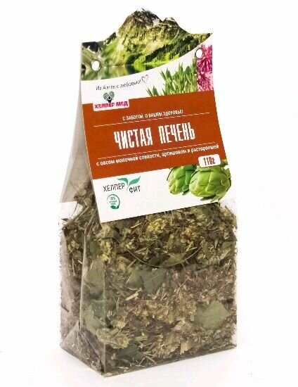 Фитосбор Хелпер Мед чистая печень с овсом и расторопшей, 110 г