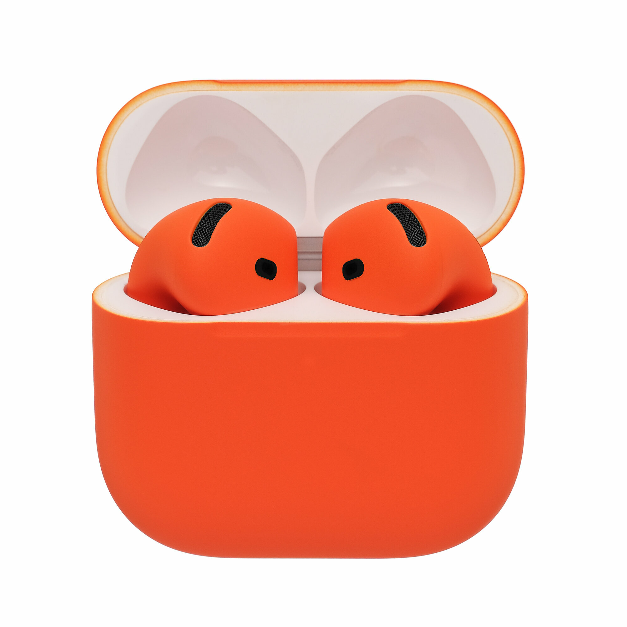 Наушники Apple AirPods 4, цвет оранжевый, без активного шумоподавления (ANC), беспроводная зарядка