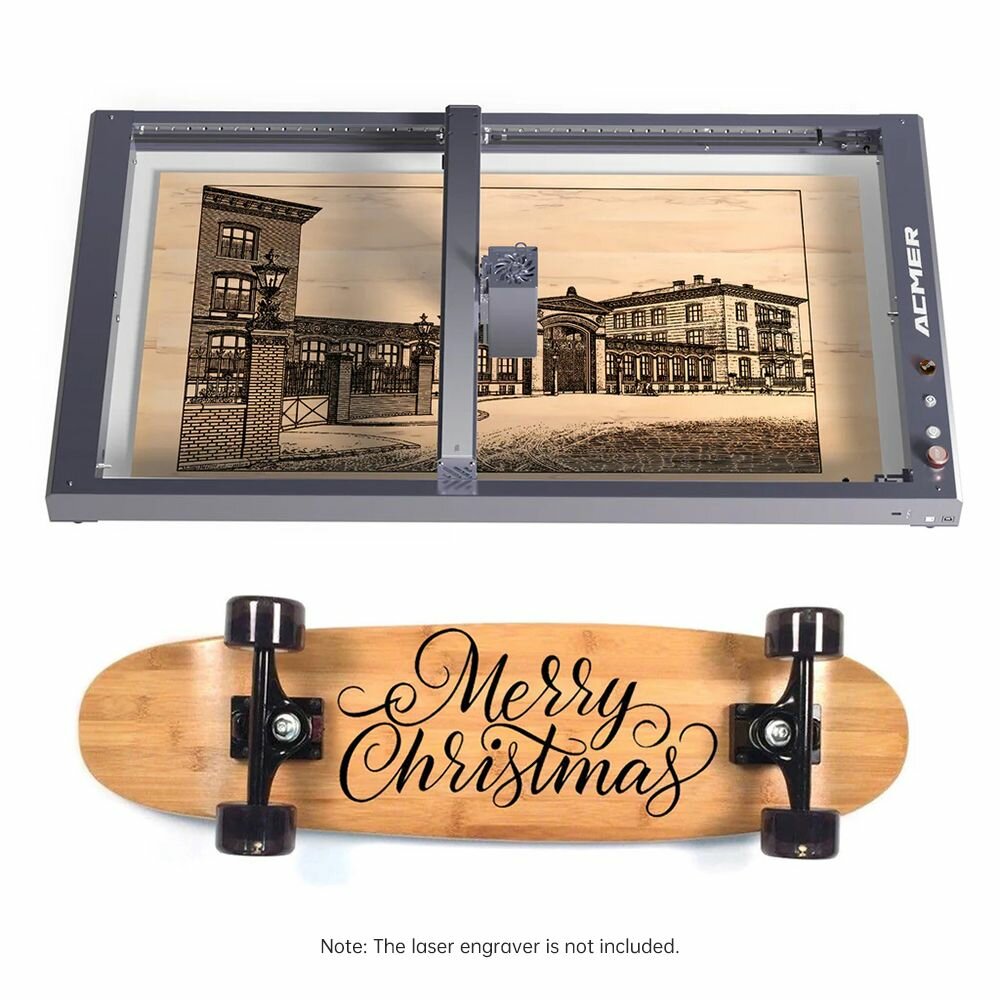 Расширительный комплект ACMER P2 для лазерного гравера, увеличивает площадь гравировки до 420x800мм, совместим с 10W/20W/33W/IR