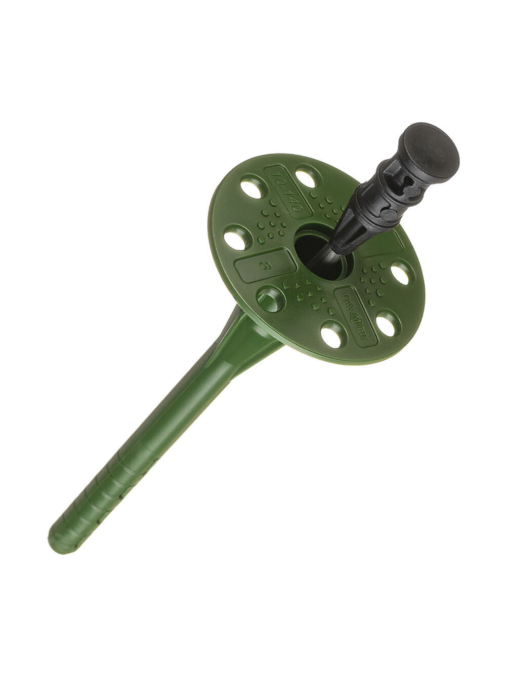 Дюбель для теплоизоляции 10х140 мм металлический гвоздь с термоголовкой (30 шт.)