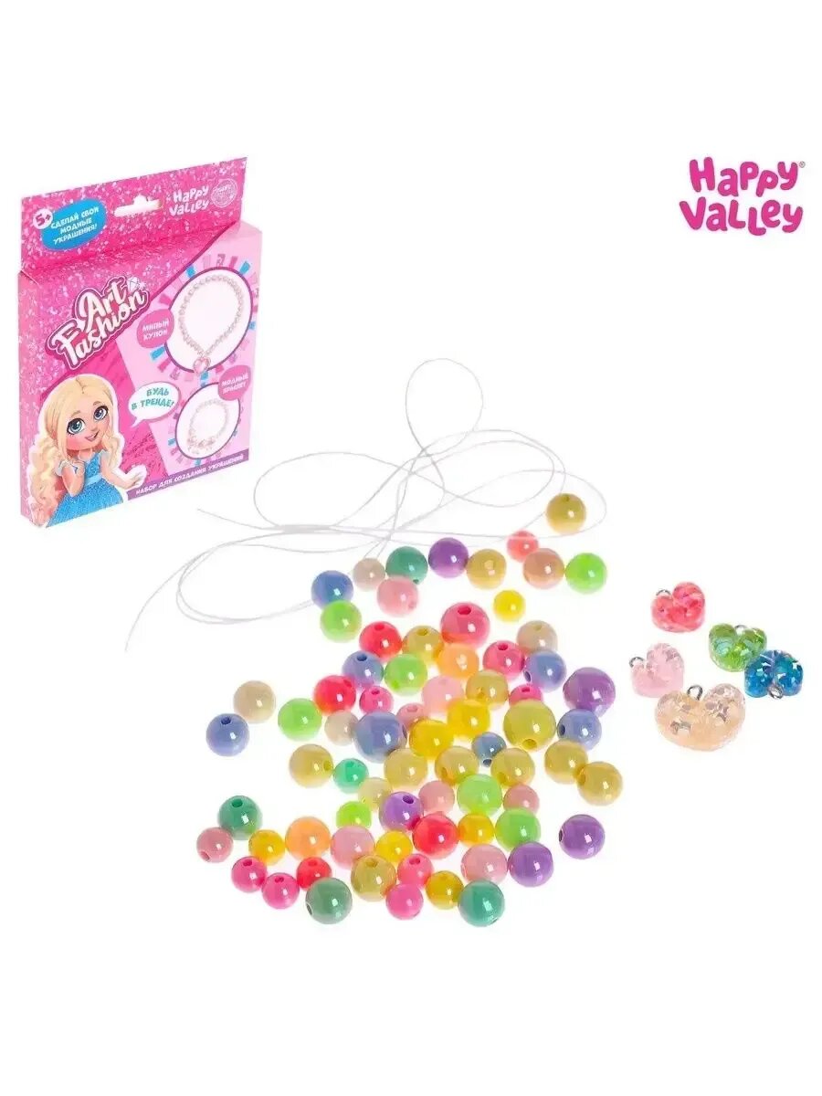 Набор для создания украшений Art Fashion: бусы и браслет