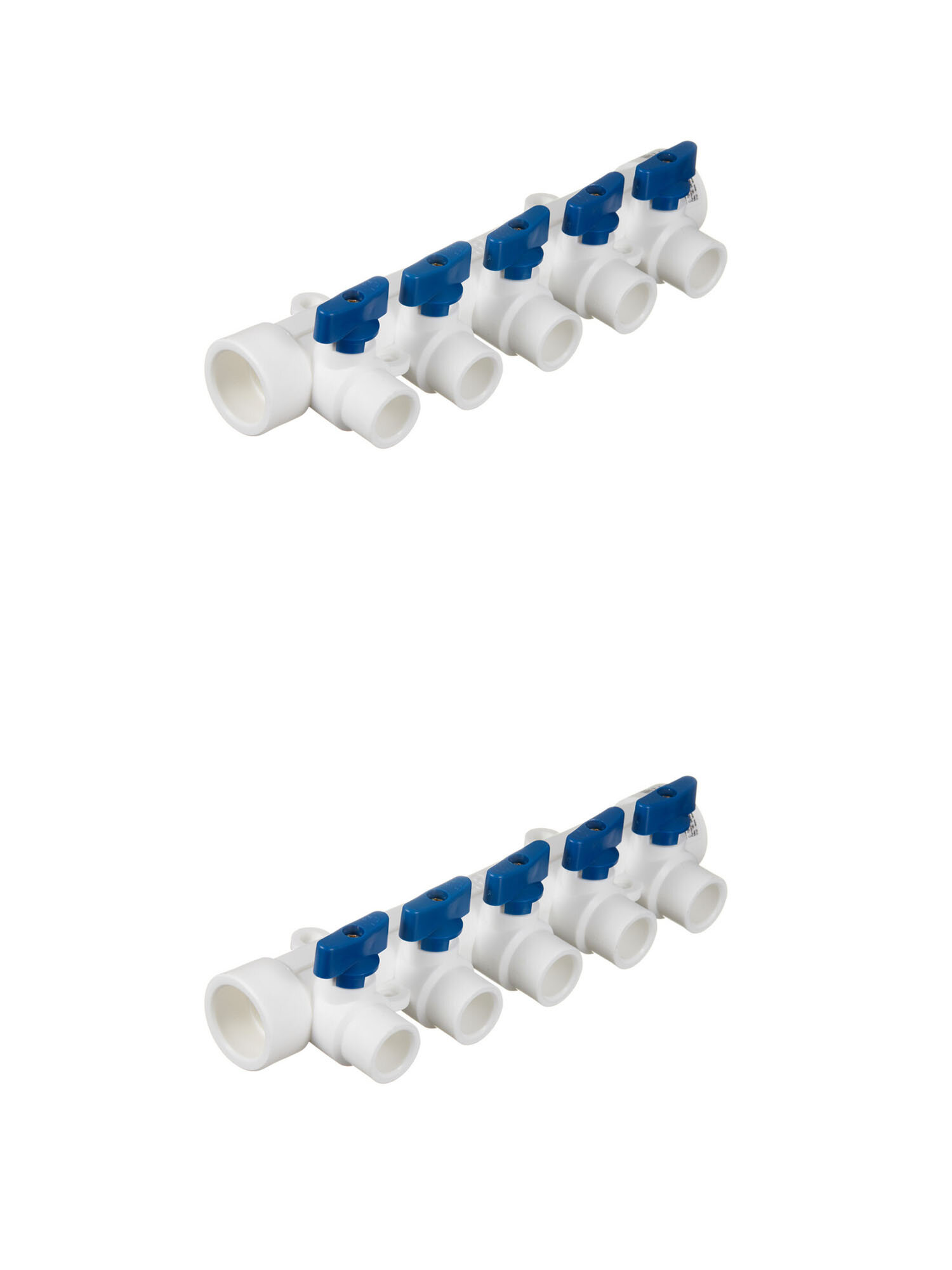 Коллектор полипропиленовый 32 мм х 5 выходов 20 мм (2 шт.)