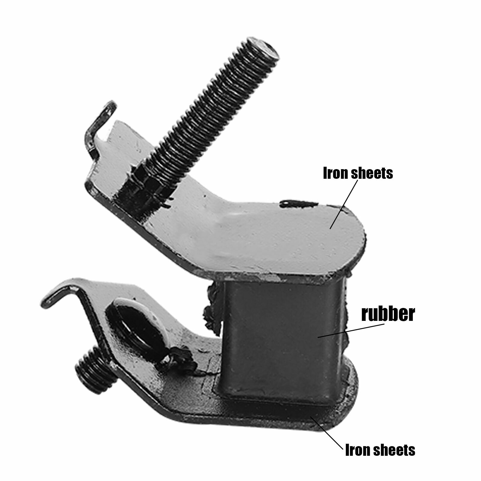 4 шт. подушки антивибрационные подставки для ног для бензинового двигателя-генератора 168F/170F 2KW-3KW