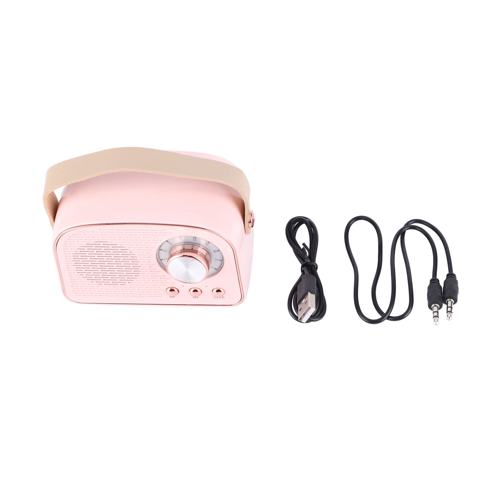 Ретро Bluetooth-колонка BT 5.0 Type C, винтажная портативная беспроводная, для кухни, стола, спальни, офиса, вечеринки.