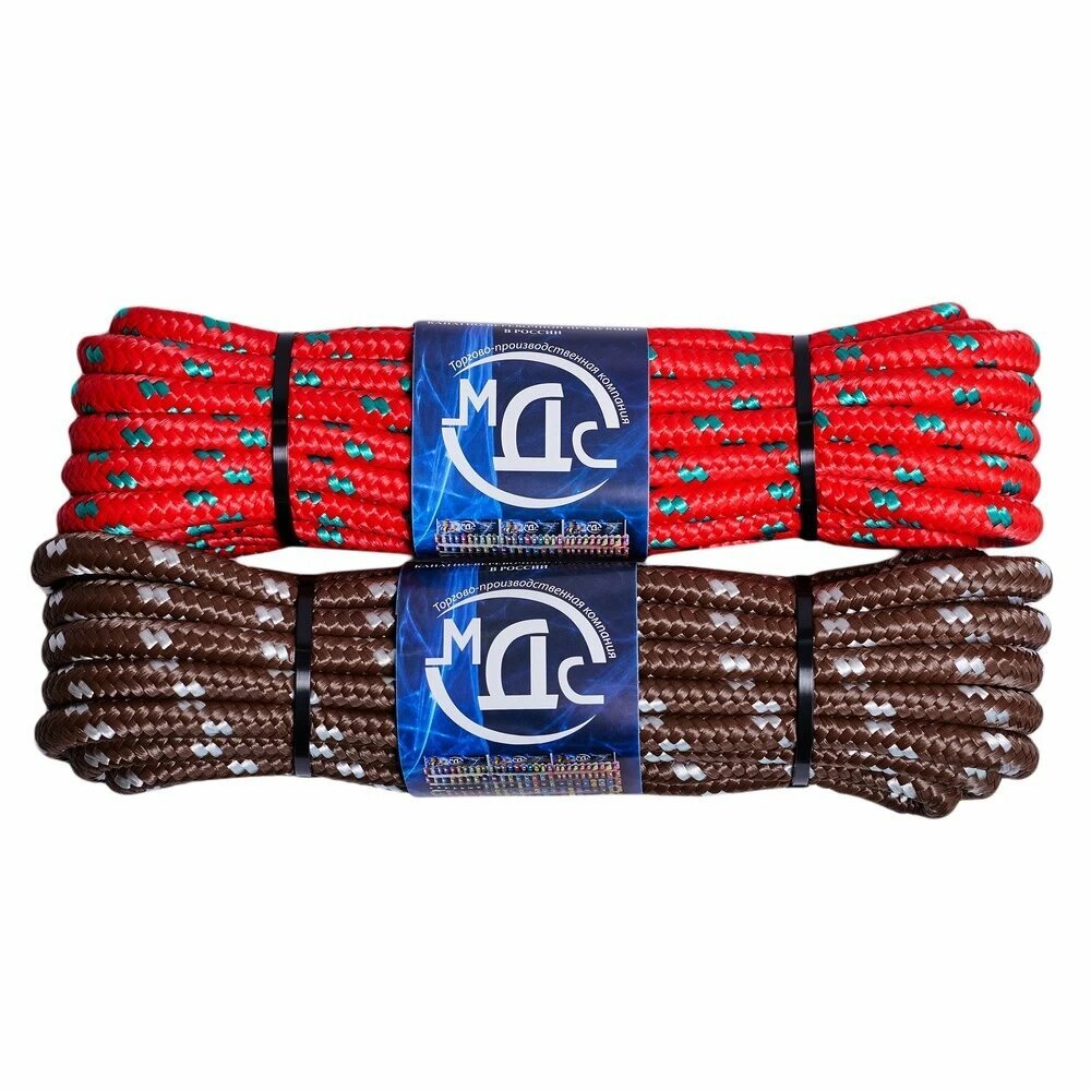 Канат плетеный полипропиленовый 16 прядей d16 мм 10 м МДС повышенной плотности МДС 00-00000738