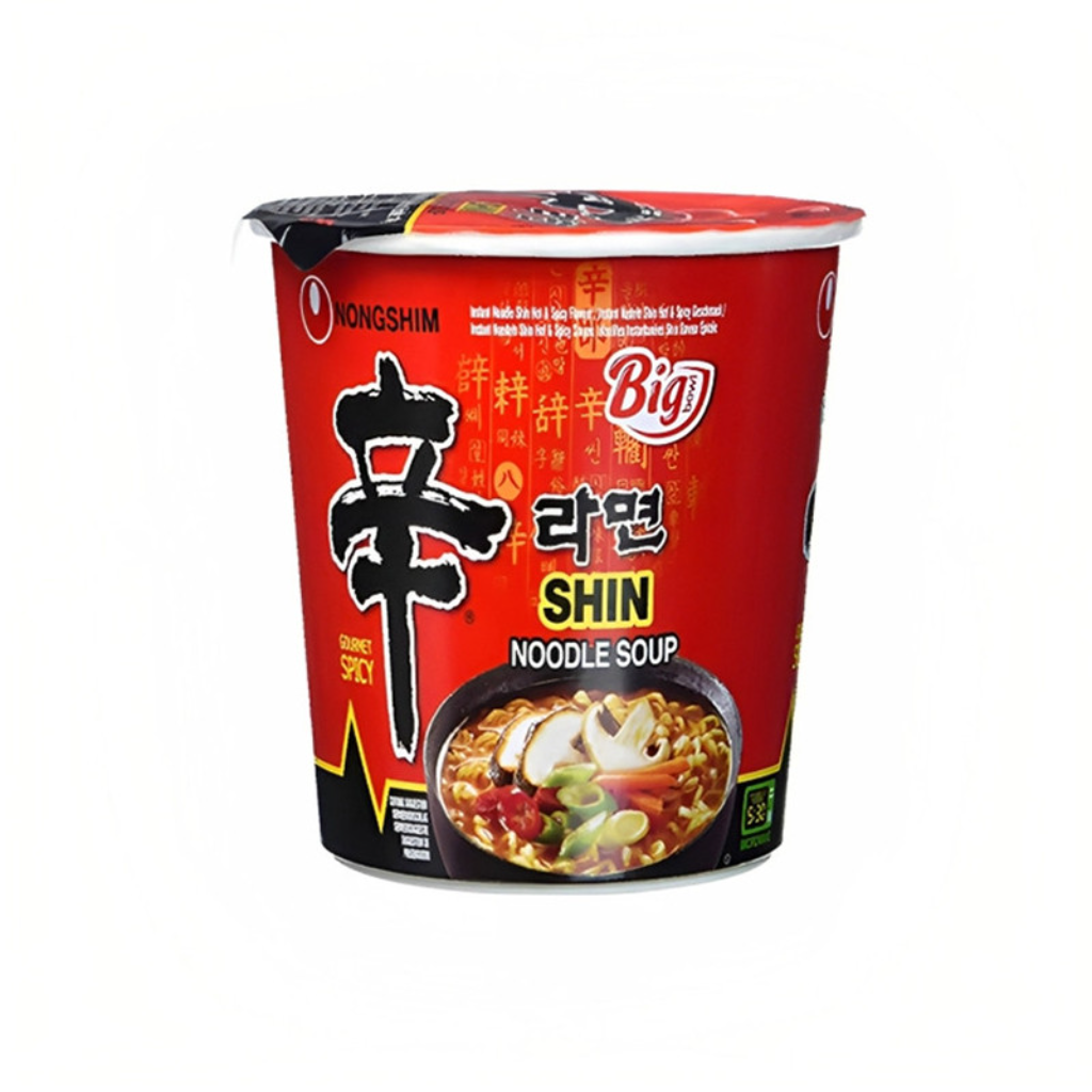 Лапша быстрого приготовления Nongshim Шин Рамён 68 г, Южная Корея
