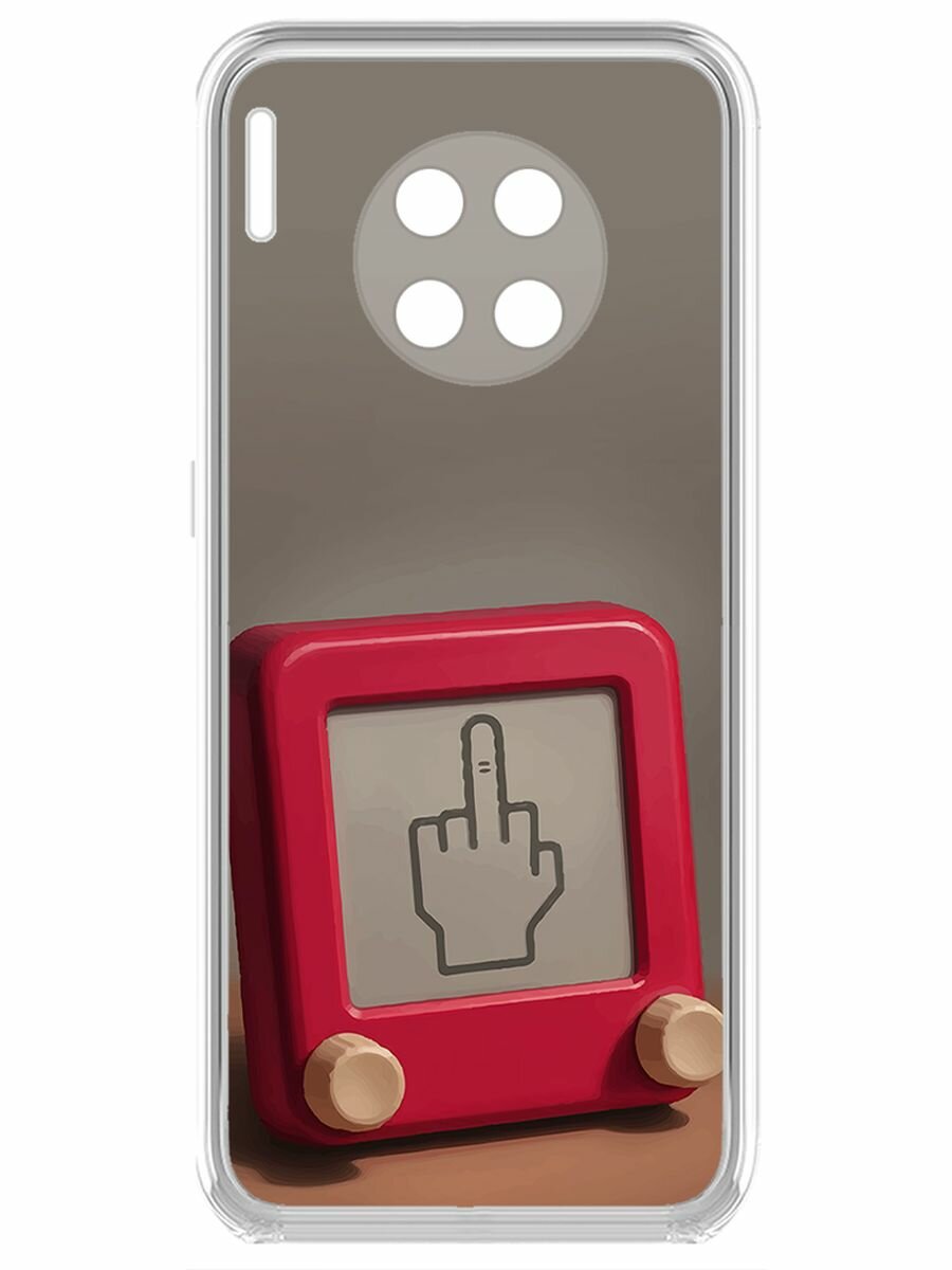 Чехол-накладка Krutoff Clear Case Game over для Huawei Mate 30