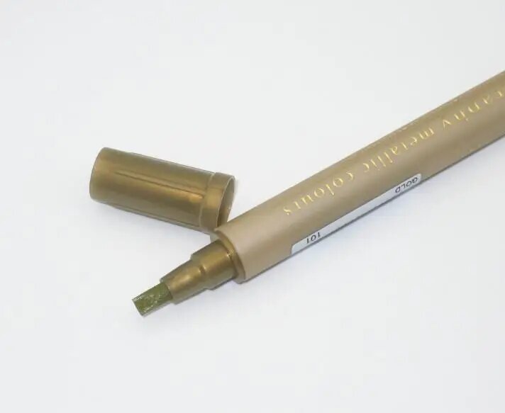 ZIG Kuretake MS-8400 Золотые маркеры для письма Gold