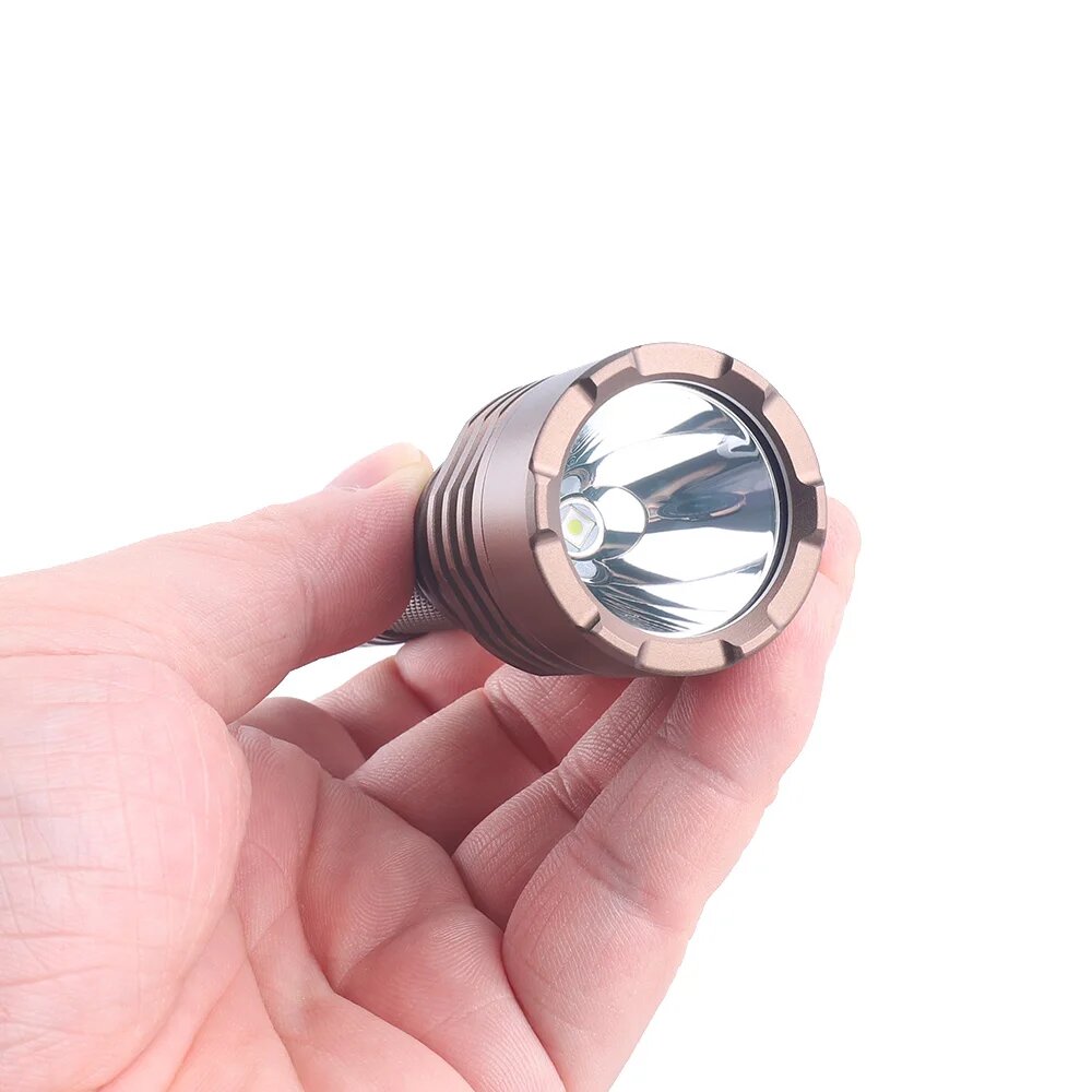 Convoy T8 фонарь алюминиевый Desert tan, 5000K, With AA battery