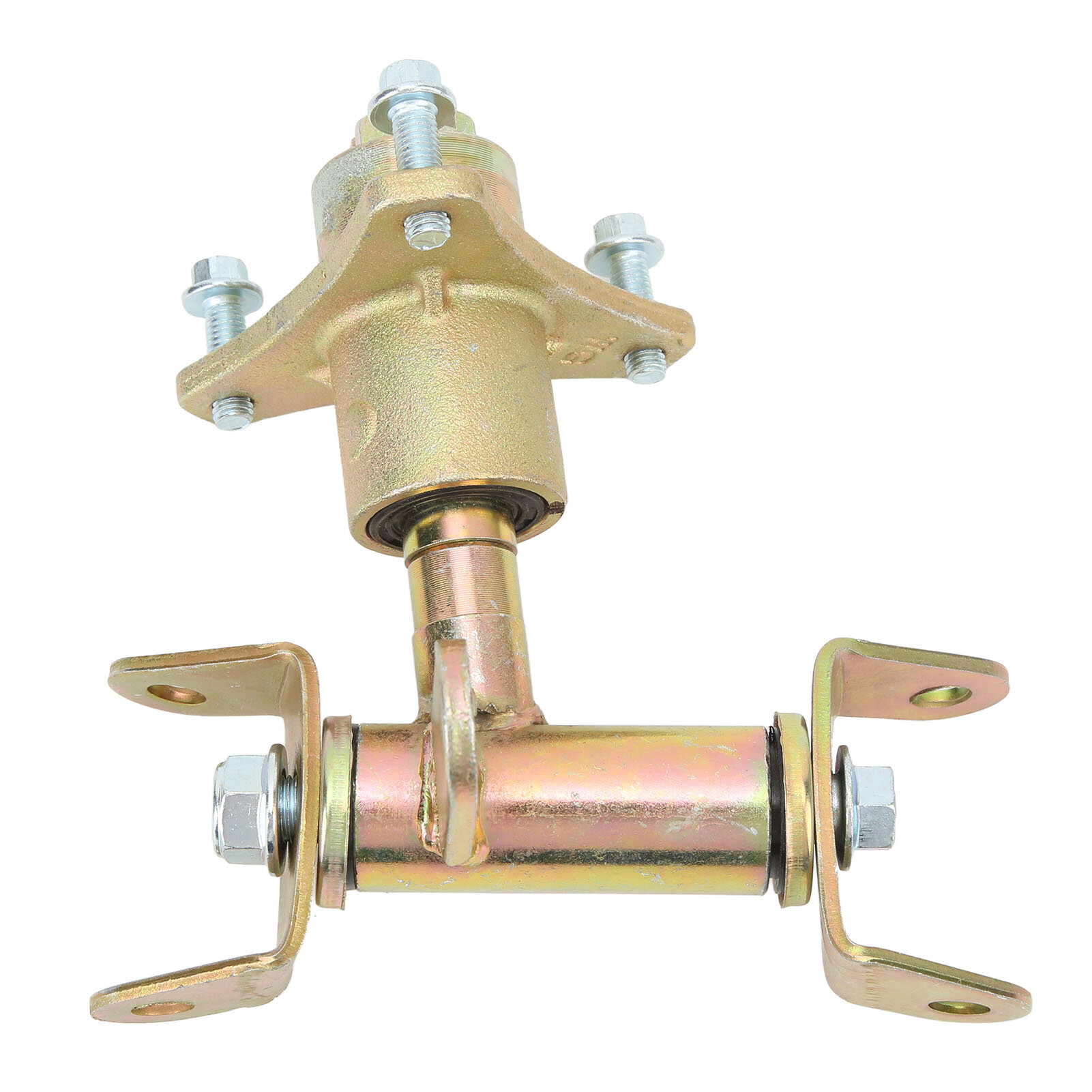 Передняя рулевая стойка, поворотный кулак, шпиндель, левый и правый тормозной диск, ось колеса, обод ступицы, ось для квадроциклов, картингов, внедорожных квадроциклов UTV