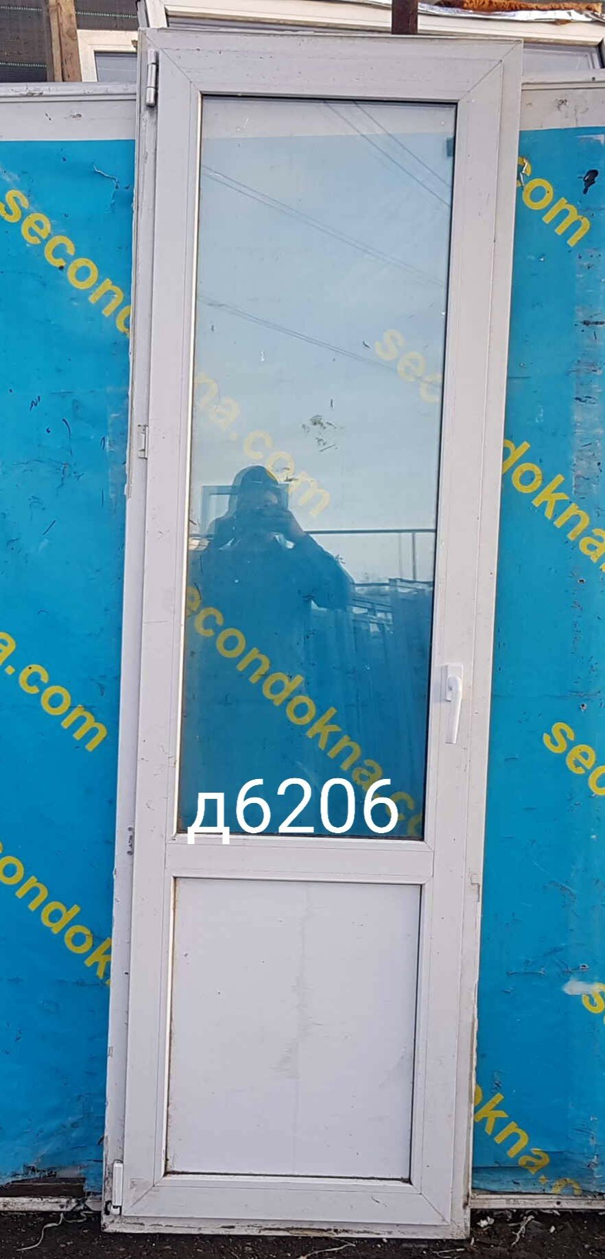 Дверь пластиковая Б/У 2170(в)х680(ш)