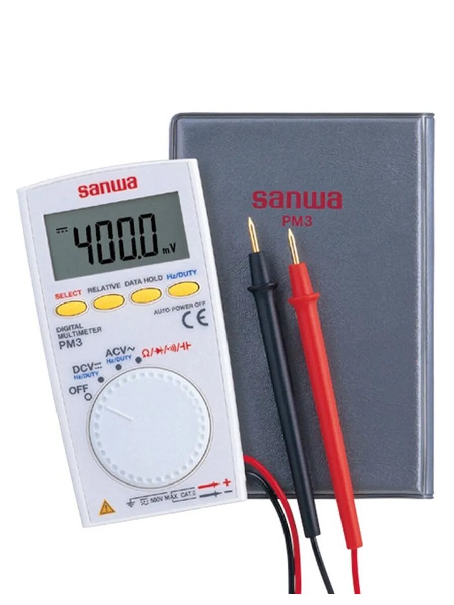 Цифровой мультиметр Sanwa Sanhe PM3, авто, золото
