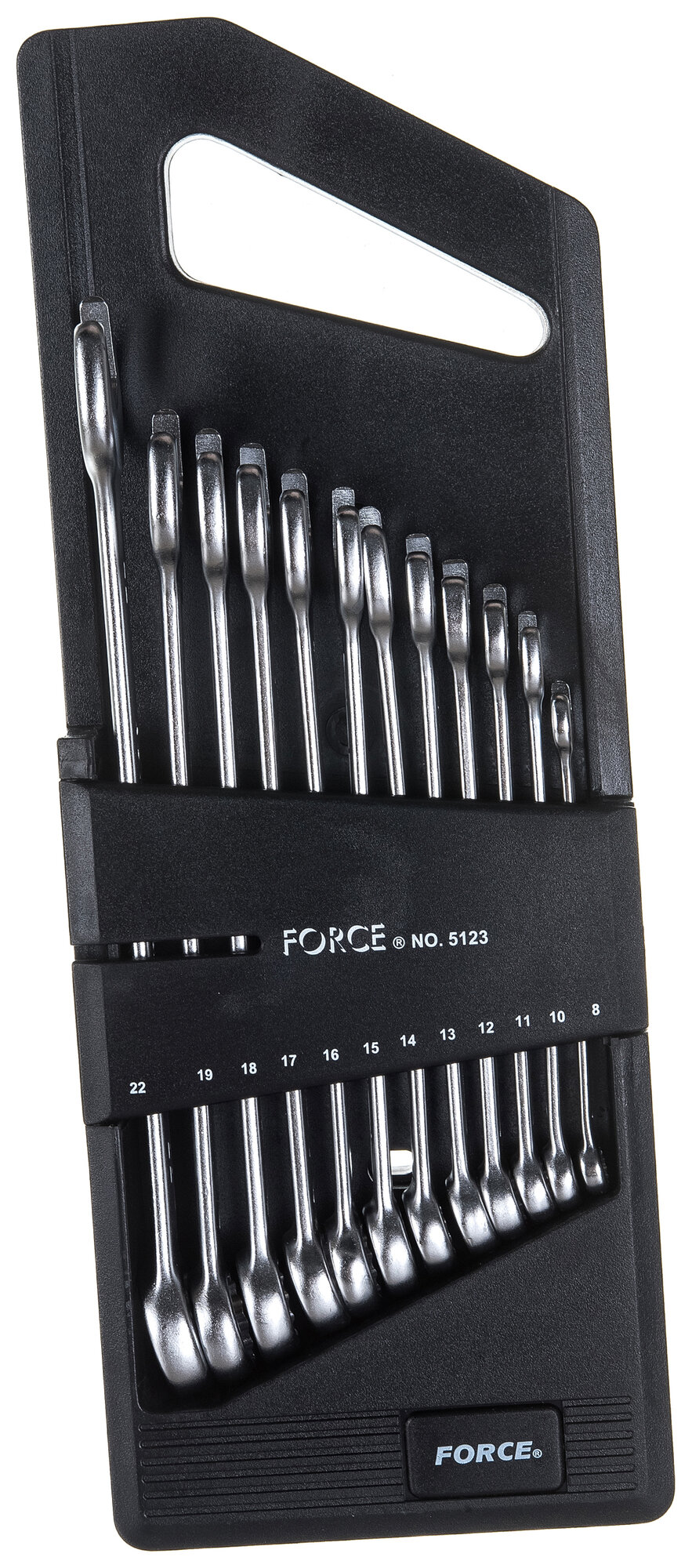 FORCE 5123 Набор ключей комбинированных 12пр./пластик/