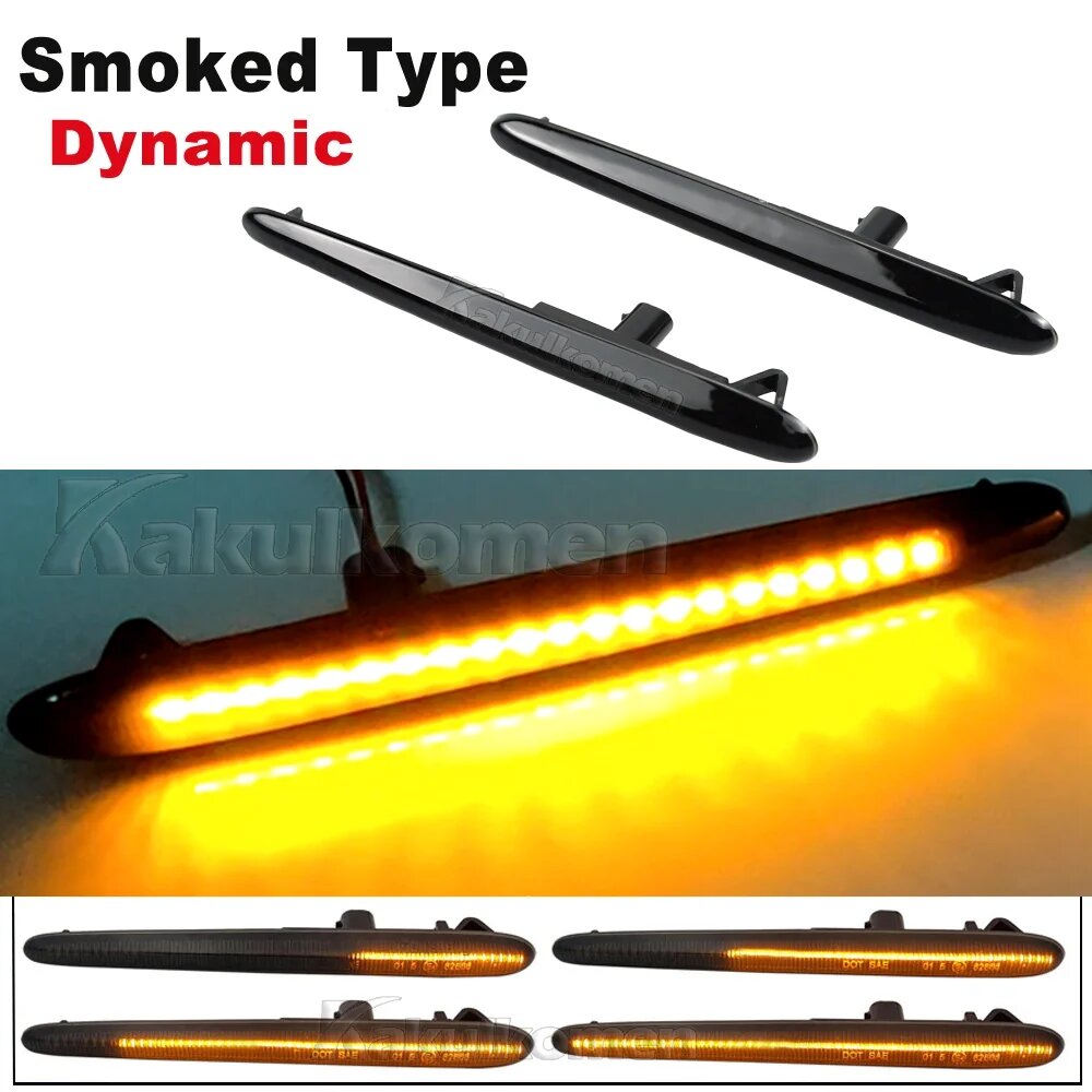 Для Alfa Romeo Giulietta 940 2x 2010-2021 Sprint 2010-2016 светодиодный 2Pcs Dynamic Smoked