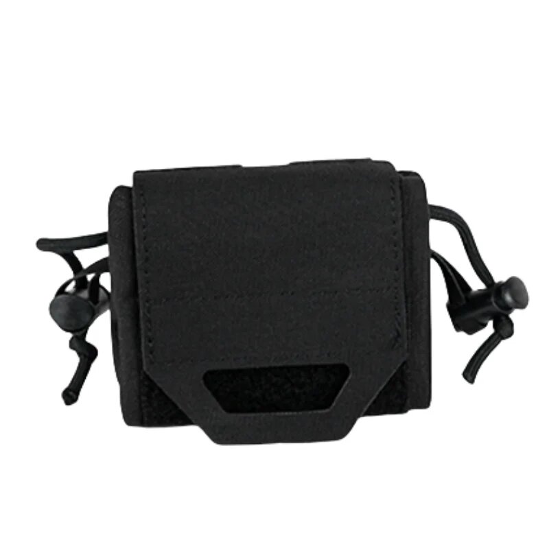 Мини складной подсумок Molle нейлон Черный, BK