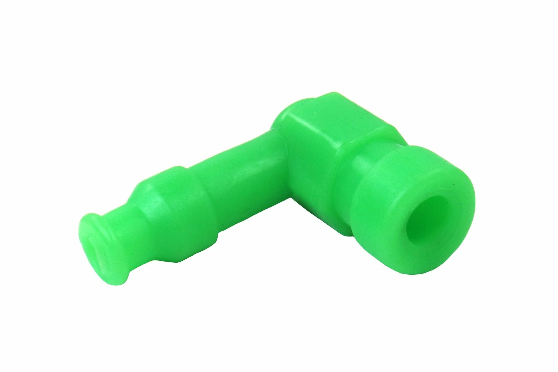 Колпачок высоковольтный силикон Delta, Alpha (угол 90 градусов) зеленый