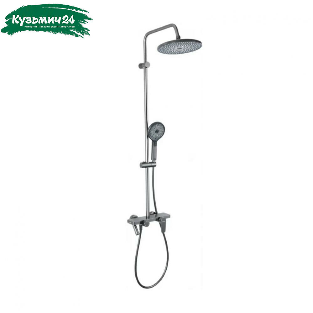 Душевая система Frap F24201-9 оружейная сталь