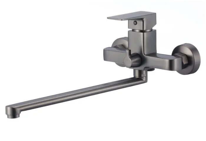 Смеситель для ванны с душем Olive'S Navarra 25221NRGM, оружейная сталь