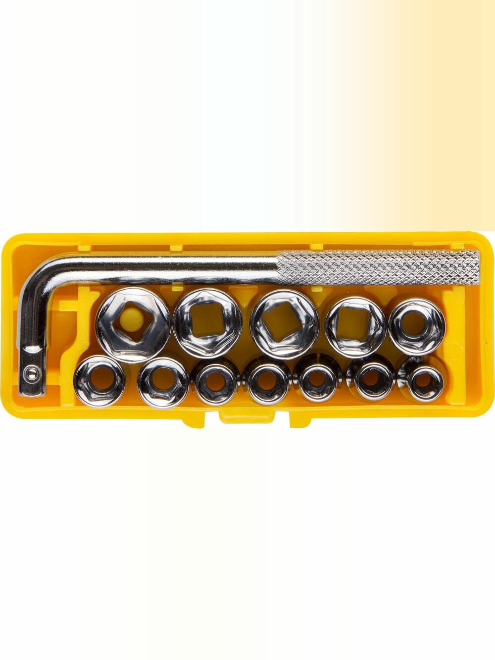 STAYER 13 шт, Cr-V, набор торцовых головок с воротком 2-26089-H13