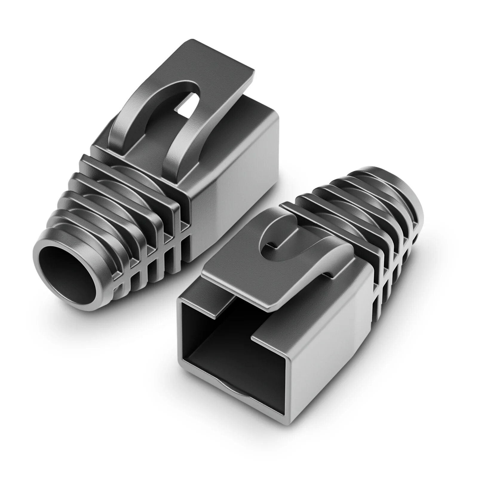 RJ45 обжимной коннектор Cat6A/Cat7, черный