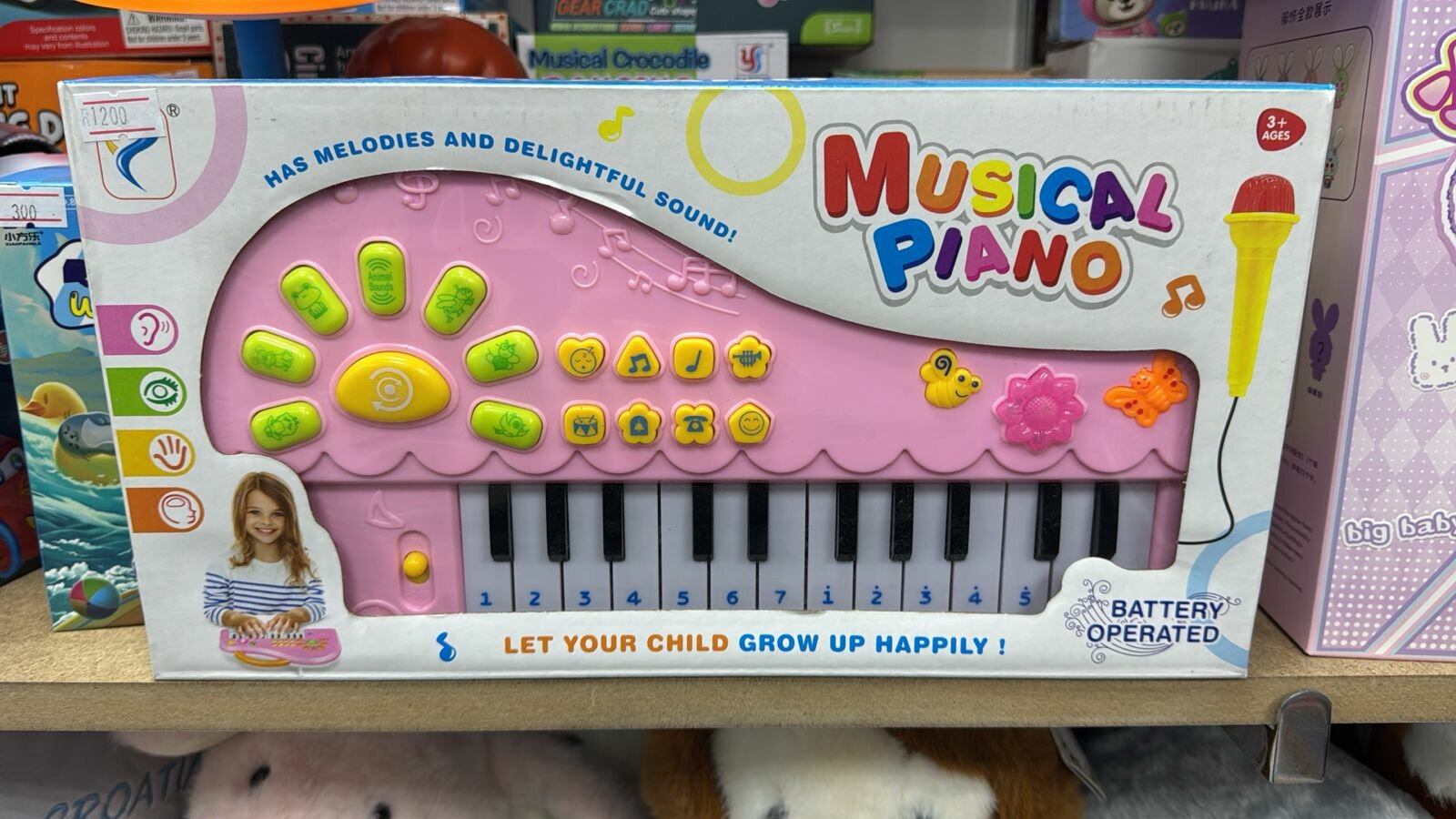 Игрушка музыкальный синтезатор