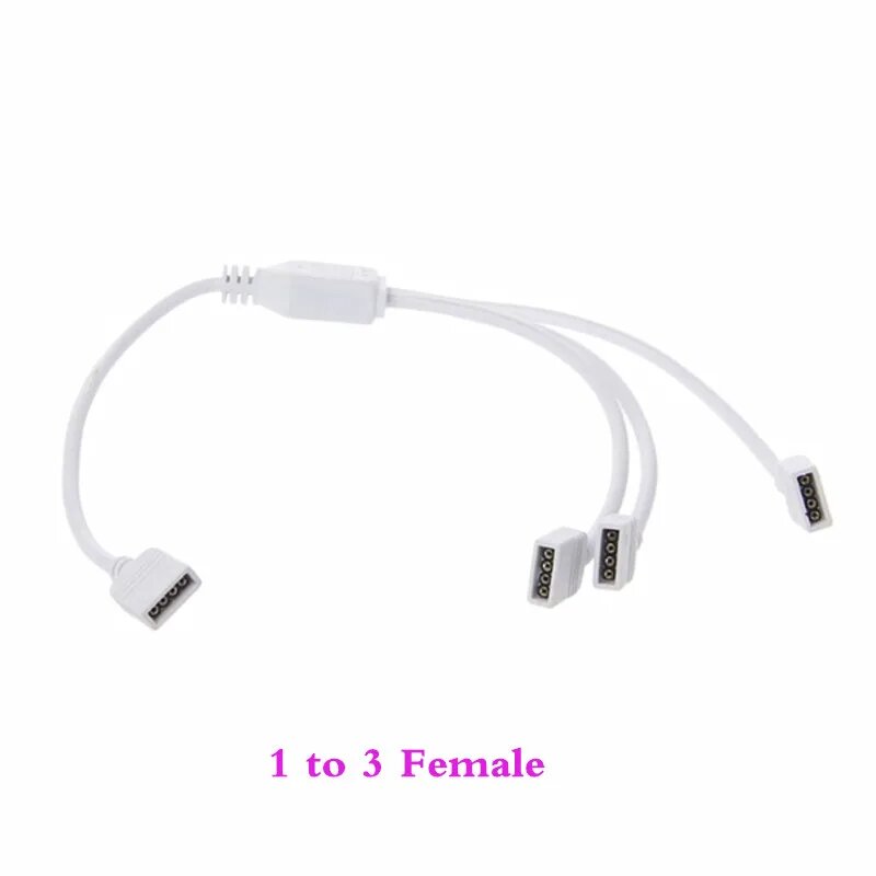 Разветвитель RGB лент 1 to 3, 5.5mm * 2.1mm