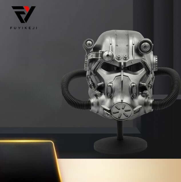 Киберпанк-шлем с радиационным питанием из игры Fallout. Шлем для косплея и Хэллоуина.