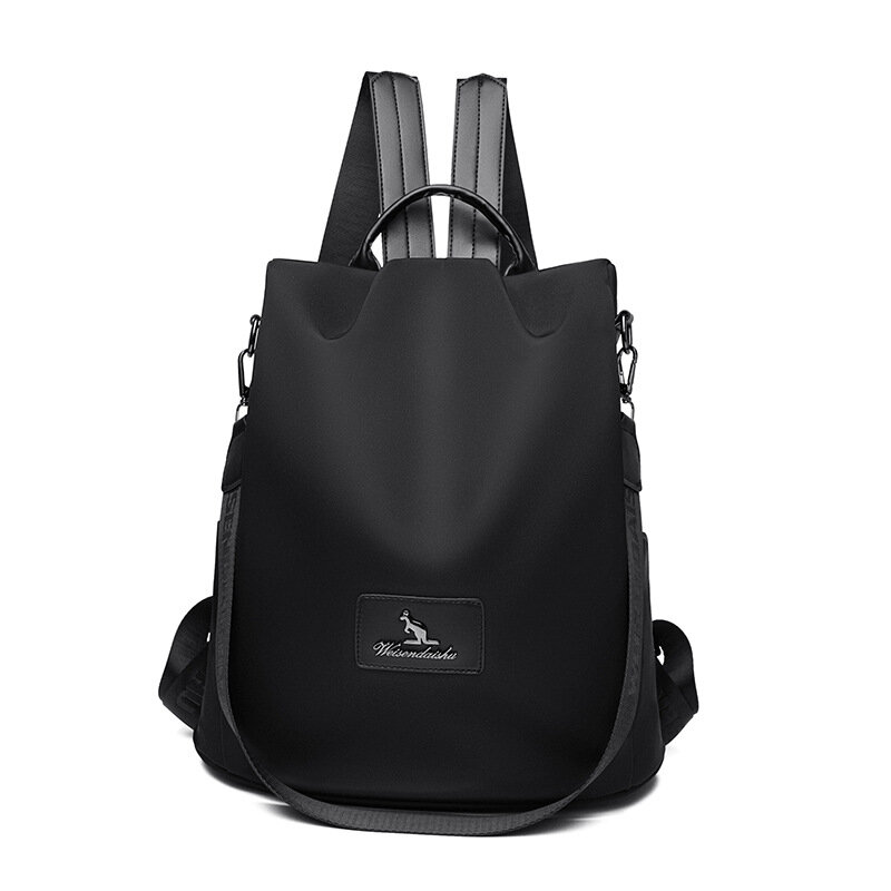 Водонепроницаемый вязаный рюкзак из нейлоновой ткани, трансграничный кенгуру, женский противоугонный дорожный рюкзак, многоцелевая школьная сумка большой вместимости для девочек