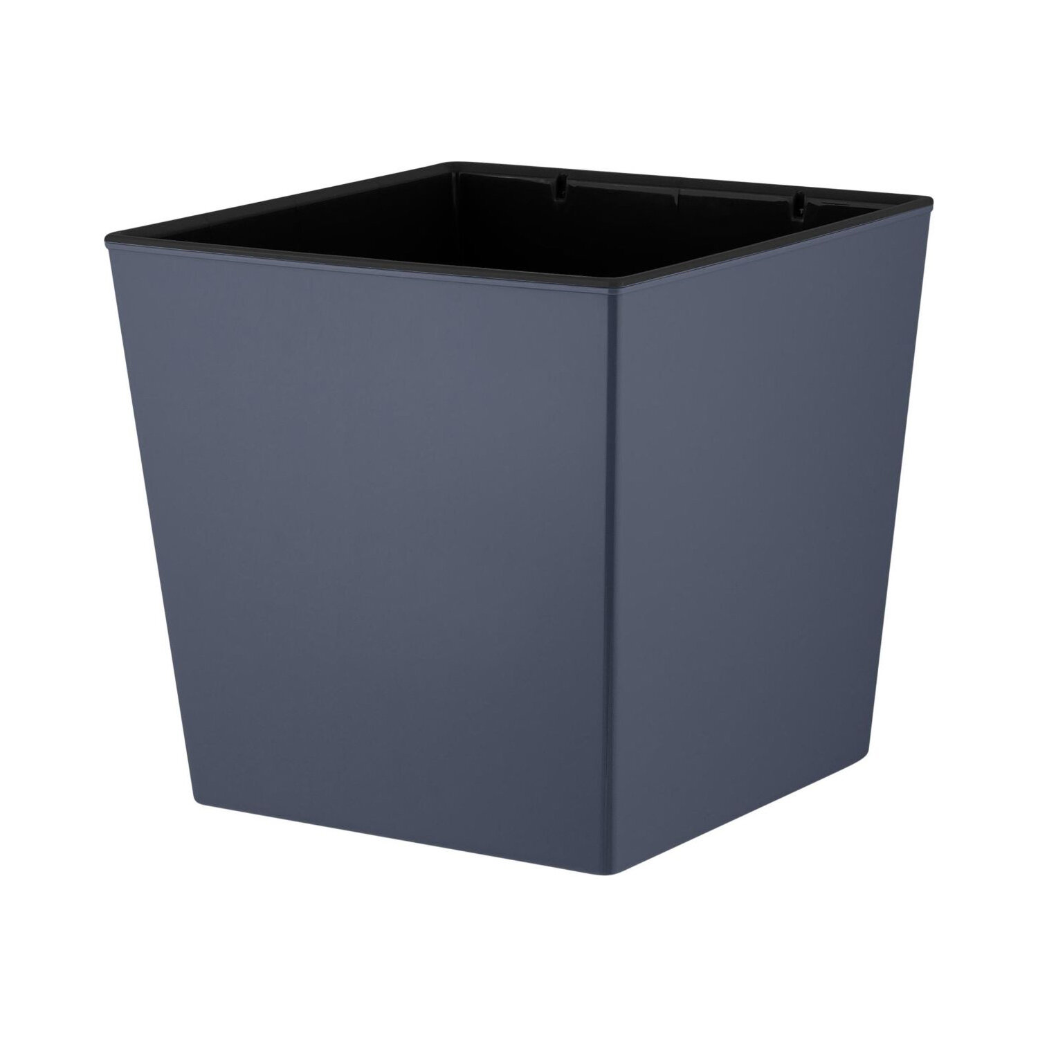 Горшок для цветов InGreen London Cube, 4,2 л, вулканический серый