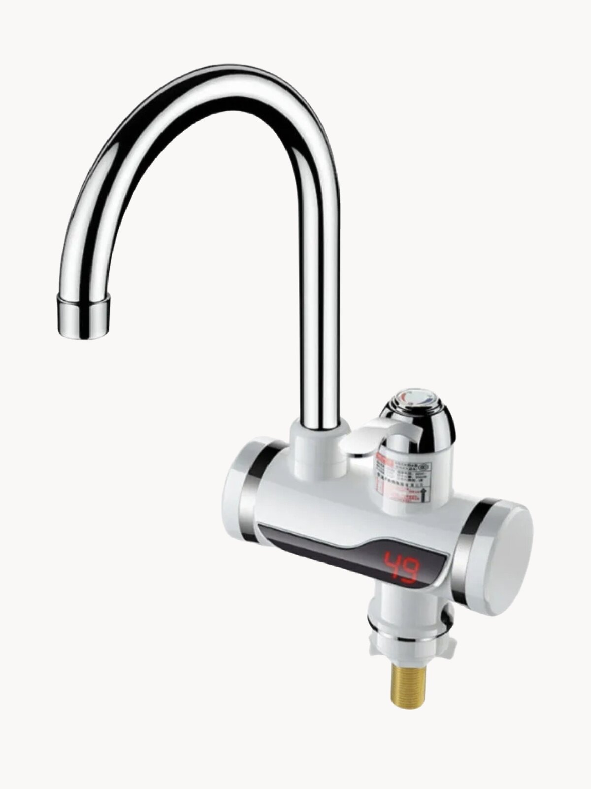 Водонагреватель проточный электрический, кран-водонагреватель с дисплеем