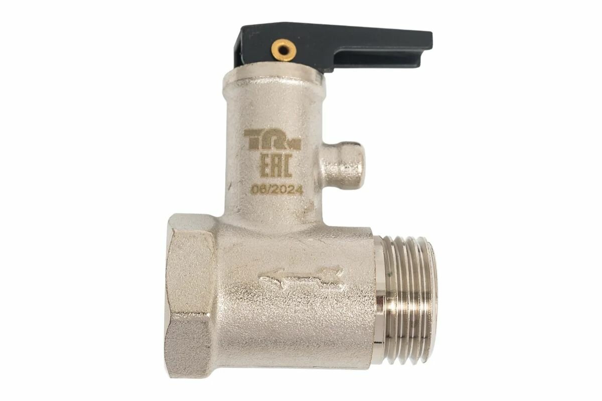 Клапан предохранительный 1/2 для бойлера с ручкой спуска TeRma 33987