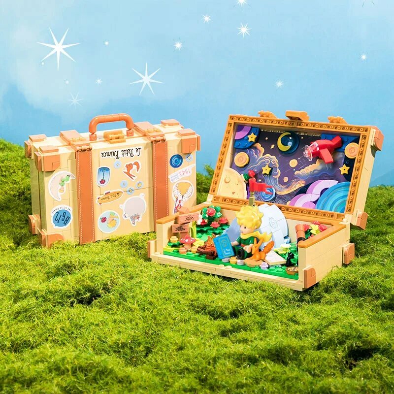SEMBO BLOCK Классический чемодан «Маленький принц» with box