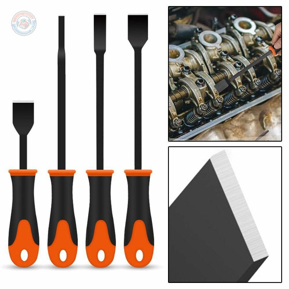 Автомобильный скребок для прокладок 3 шт набор инструментов для удаления нагара и старых прокладок без царапин универсальный эргономичный набор для молдингов значков и наклеек