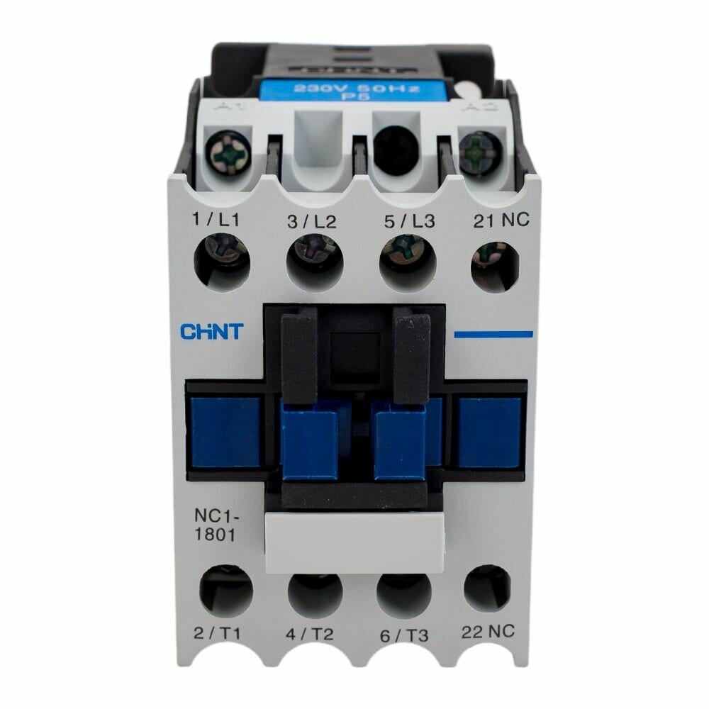 Контактор NC1-1801 18А кат. 230В AC 1НЗ AC-3 (R) CHINT 221450
