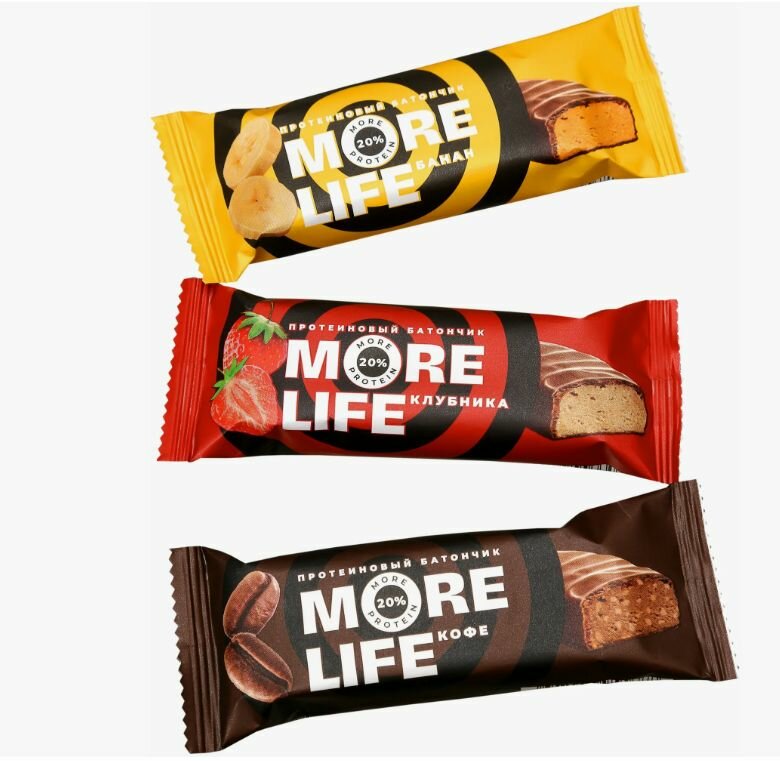 Батончик протеиновый MoreLife в ассортименте