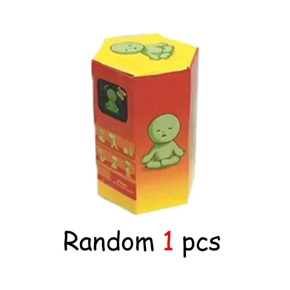 Фигурки-сюрпризы Bandai, светящиеся в темноте, зеленый Random 1 pc2