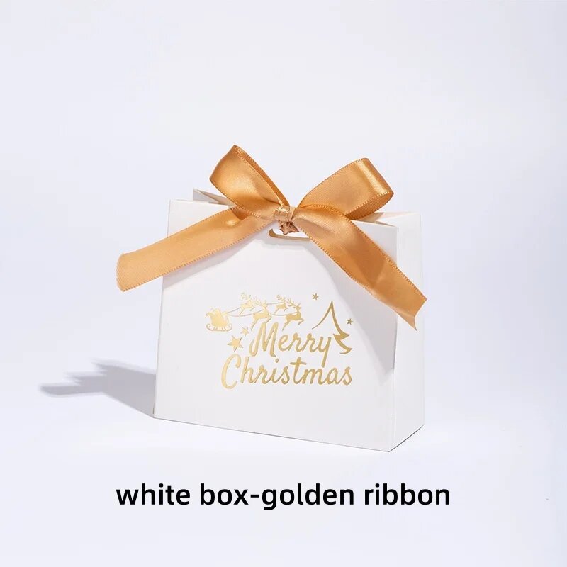 Рождественские подарочные коробки с Сантой Клаусом White, 1PC