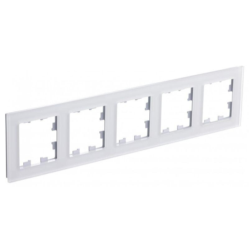 Рамка 5-м AtlasDesign Nature матов. органич. стекло бел. SE, SCHNEIDER ELECTRIC ATN330105 (1 шт.)