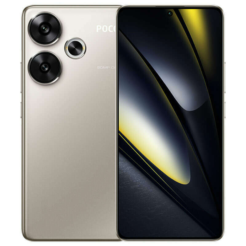 Смартфон Xiaomi Poco F6 12/512 ГБ Global, Dual nano SIM, Золотой