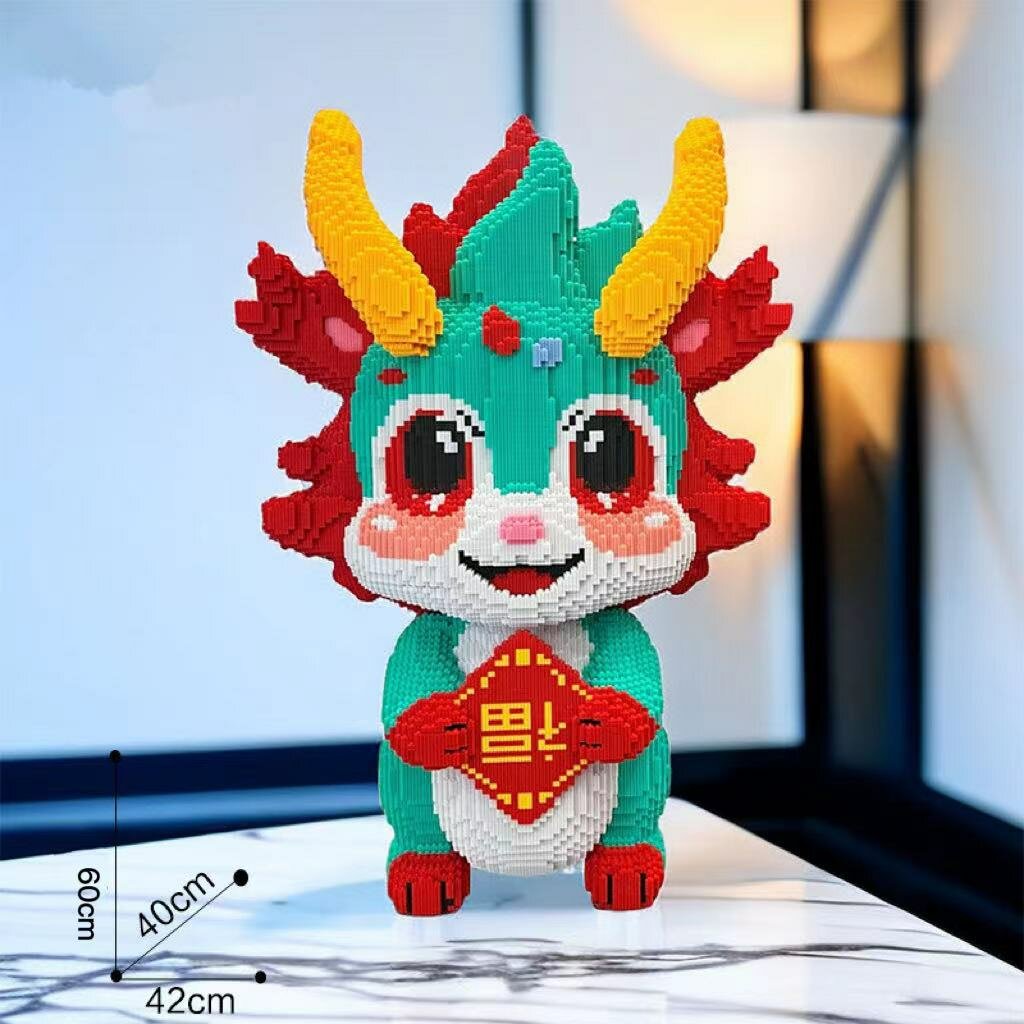 Сборка крошечных частиц серии Nine Tail Fox Building Blocks, совместимая с Lego для мальчиков и девочек, развивающая