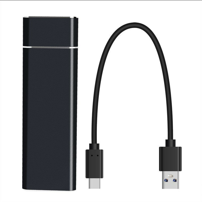 Внешний жесткий диск мобильный 4T 2t 1t 500gb SSD хранилище 4TB (расширение 64G) стандартная модель серебристый для телефона компьютера