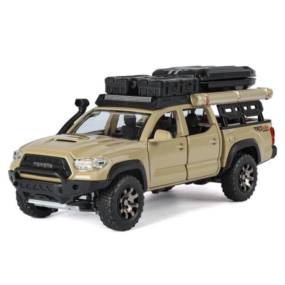 1/32 Tacoma Travel версия пикап литой литой металлический внедорожник модель автомобиля звуковая световая имитация детская игрушка подарок