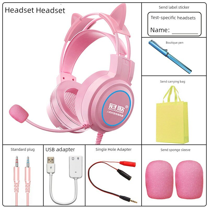 Наушники для прослушивания на английском языке с двойным разъемом 3,5 мм для записи, подготовки к экзаменам в средней