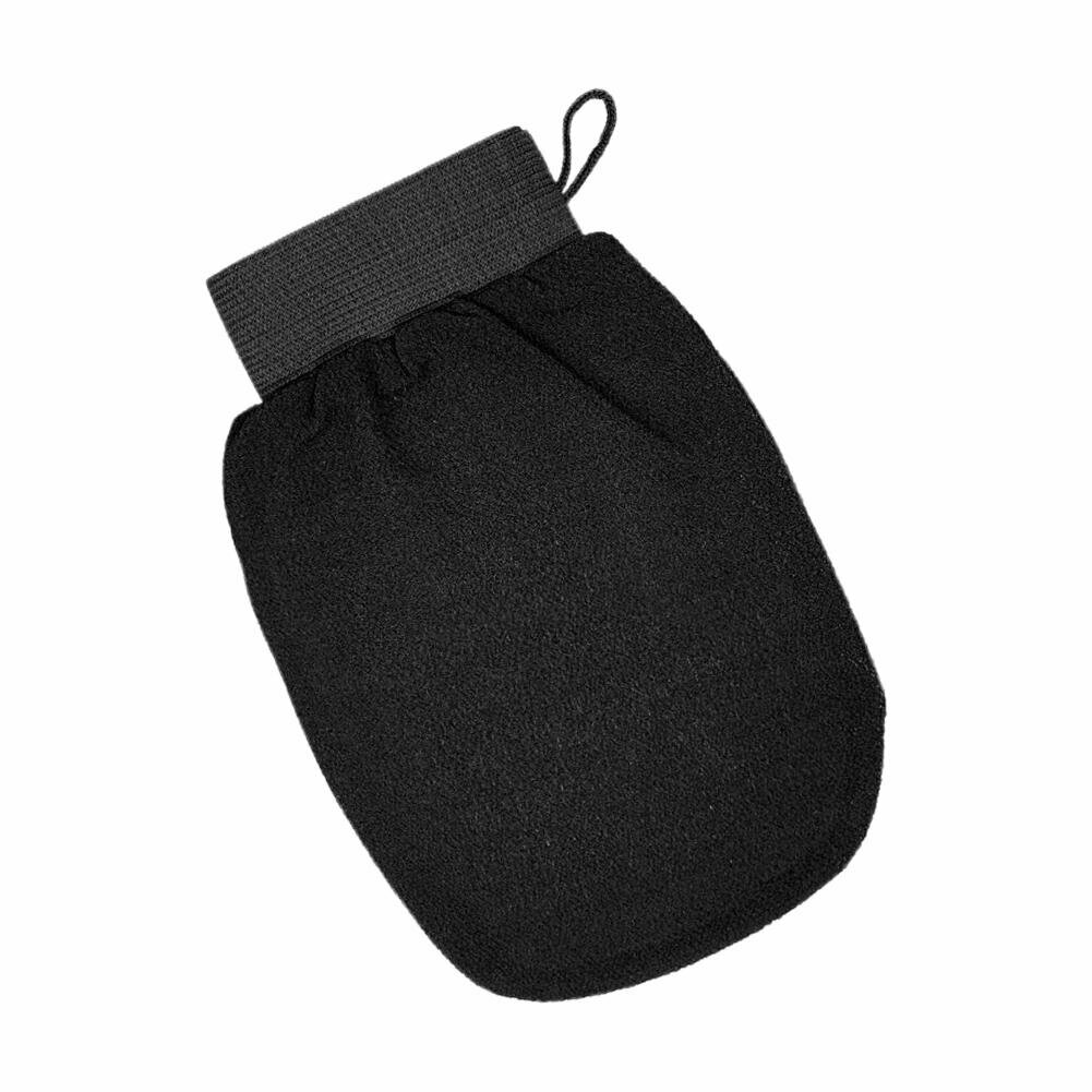 Рукавичка-мочалка для пилинга, Мочалка скраб для тела Кесе для пилинга в домашних условиях, средняя жесткость