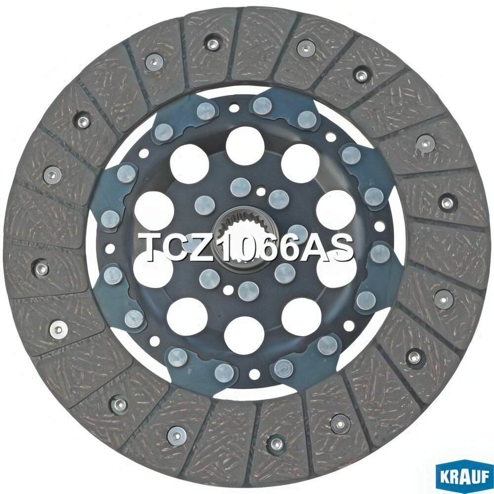 Диск сцепления ведомый, для Фольксваген Пассат T, Шкода Суперб, Ауди A4, A6 2, Сеат Эксео арт TCZ1066AS